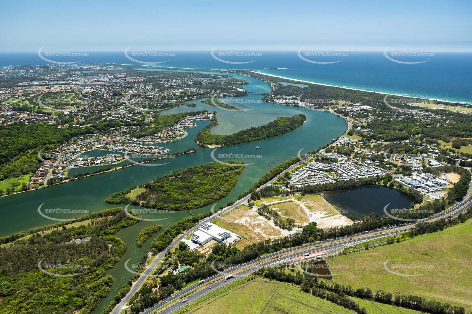 Aerial Photo Chinderah NSW Aerial Photography