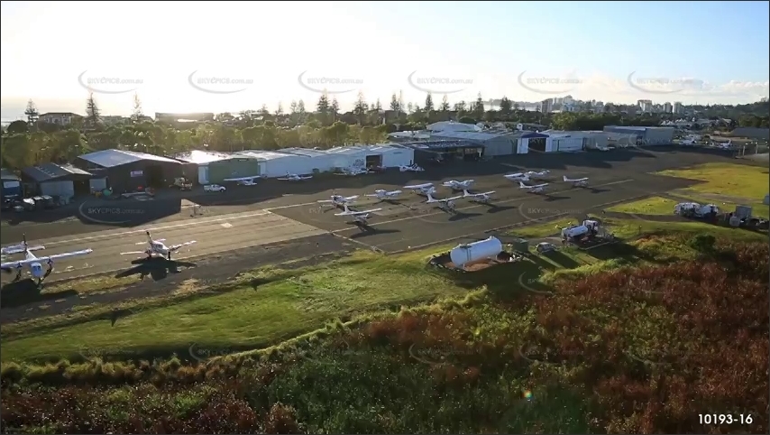 General Aviation Area Gold Coast Airport QLD Aerial Photography