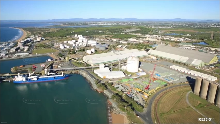 The Pioneer River & Mackay CBD Aerial Photography