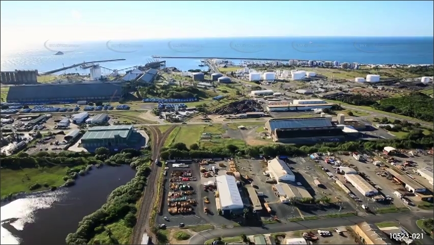 The Pioneer River & Mackay CBD Aerial Photography