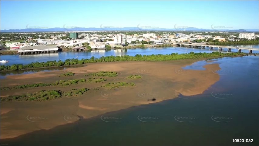 The Pioneer River & Mackay CBD Aerial Photography
