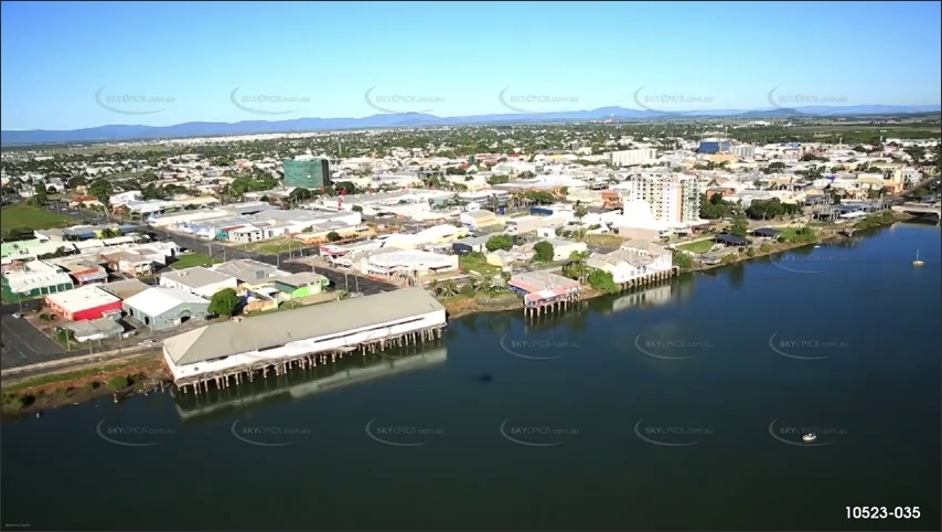 The Pioneer River & Mackay CBD Aerial Photography