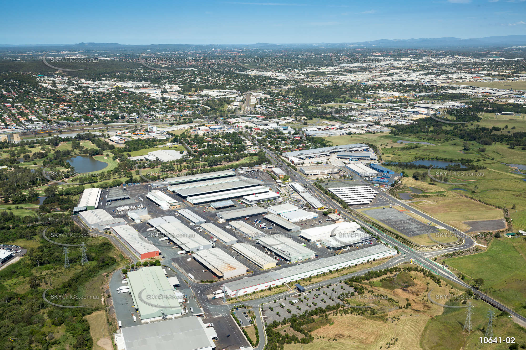 Brisbane Produce Markets Rocklea QLD Aerial Photography