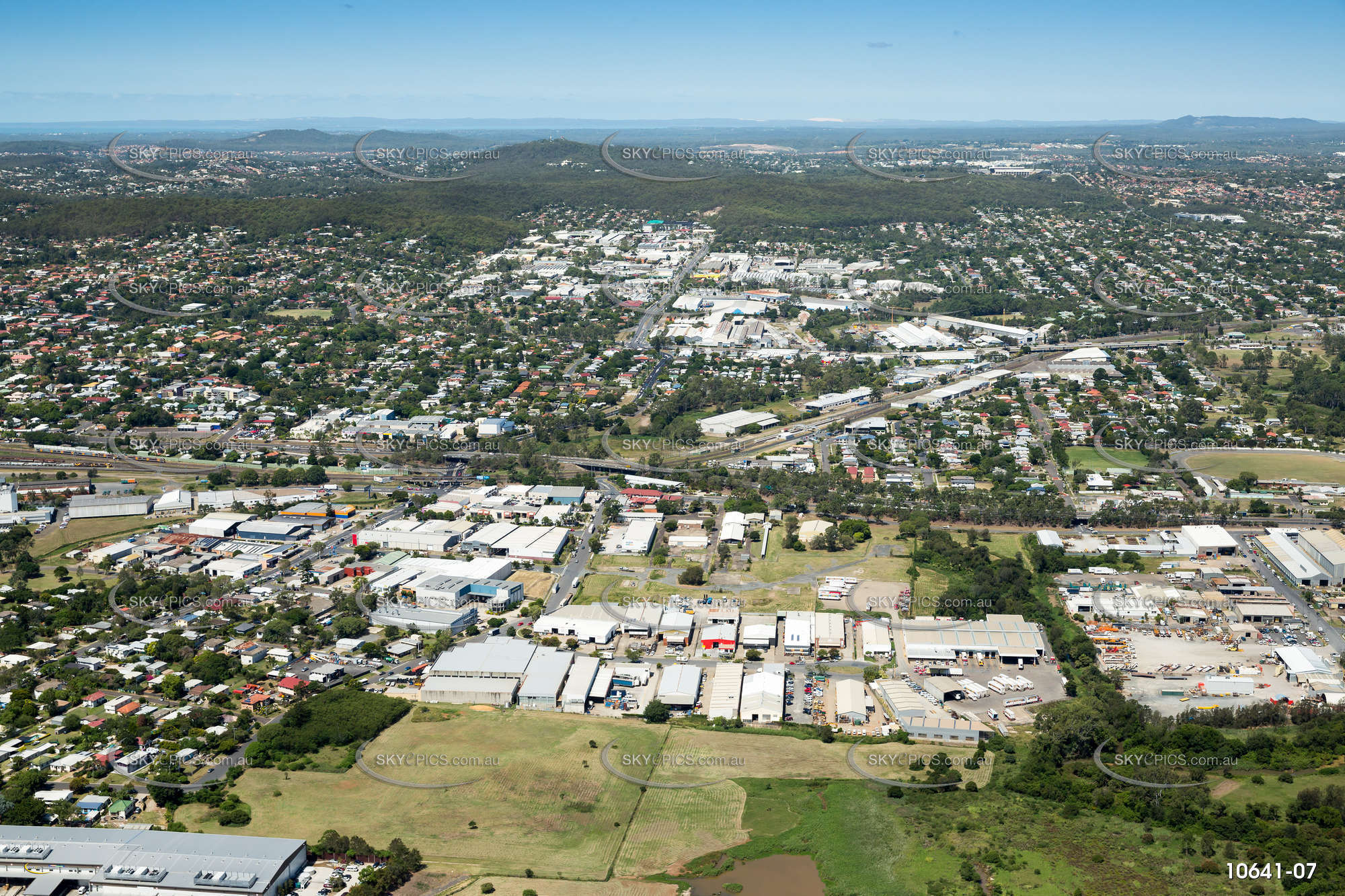 Brisbane Produce Markets Rocklea QLD Aerial Photography