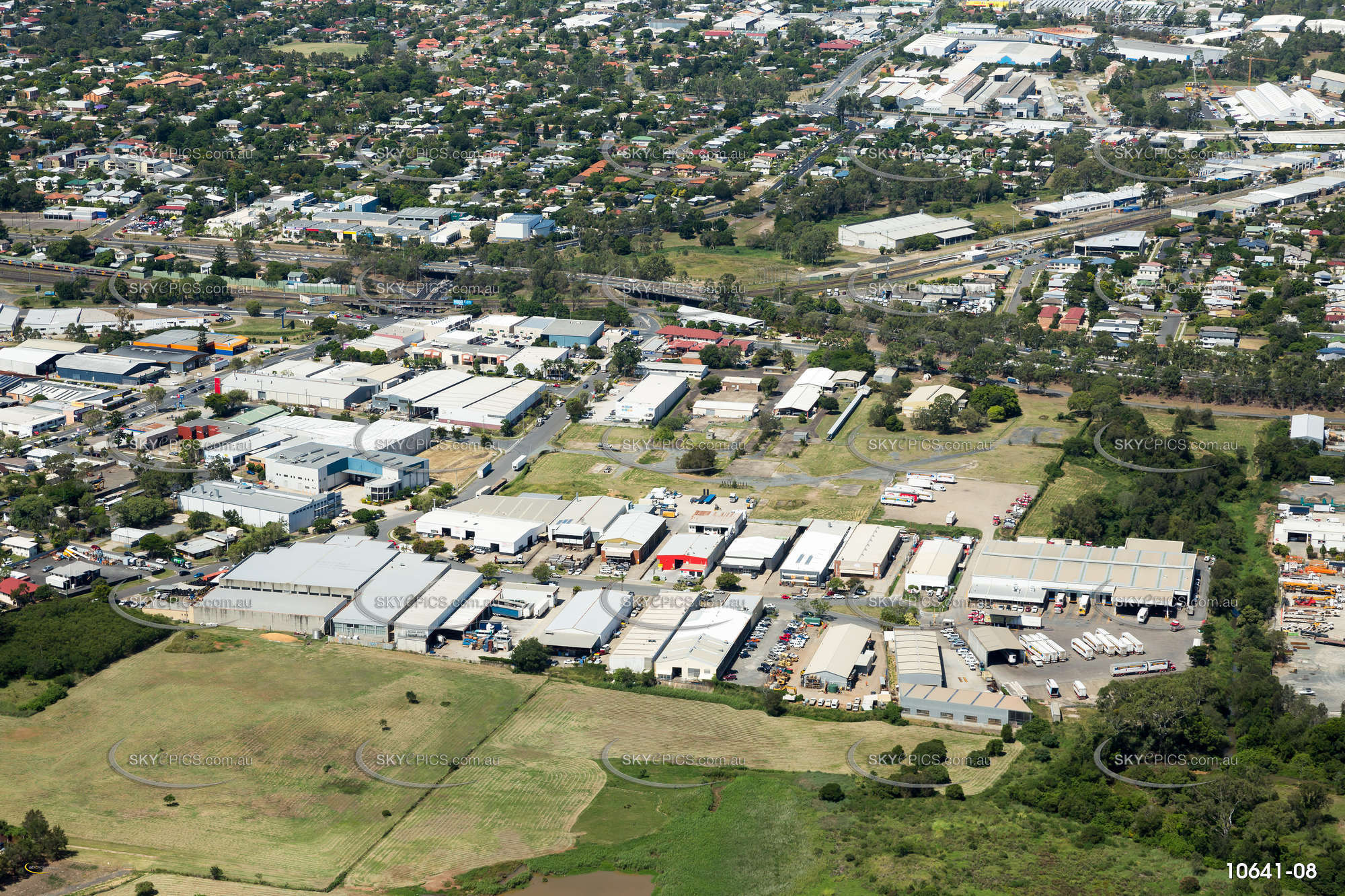 Brisbane Produce Markets Rocklea QLD Aerial Photography
