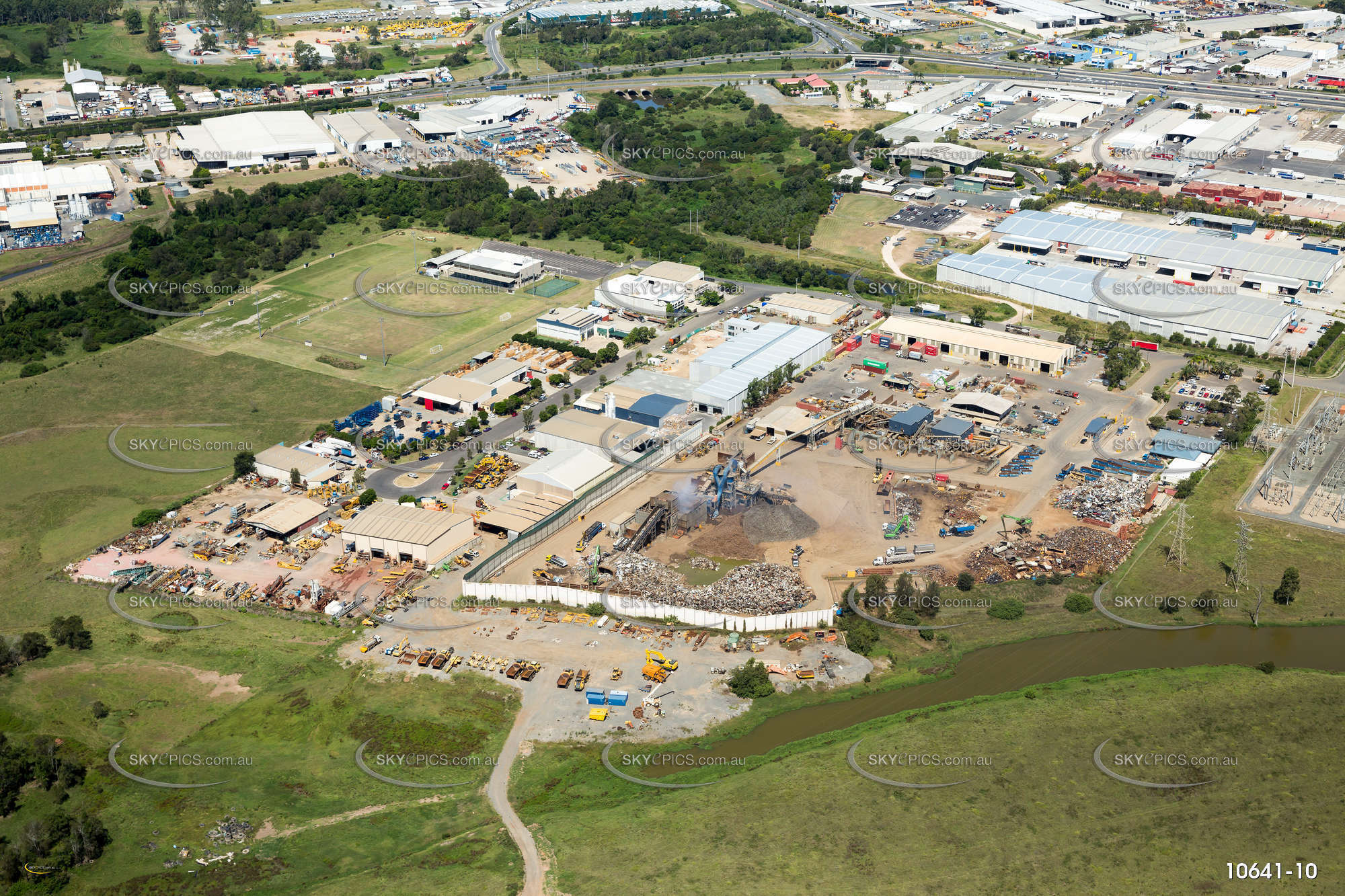 Brisbane Produce Markets Rocklea QLD Aerial Photography