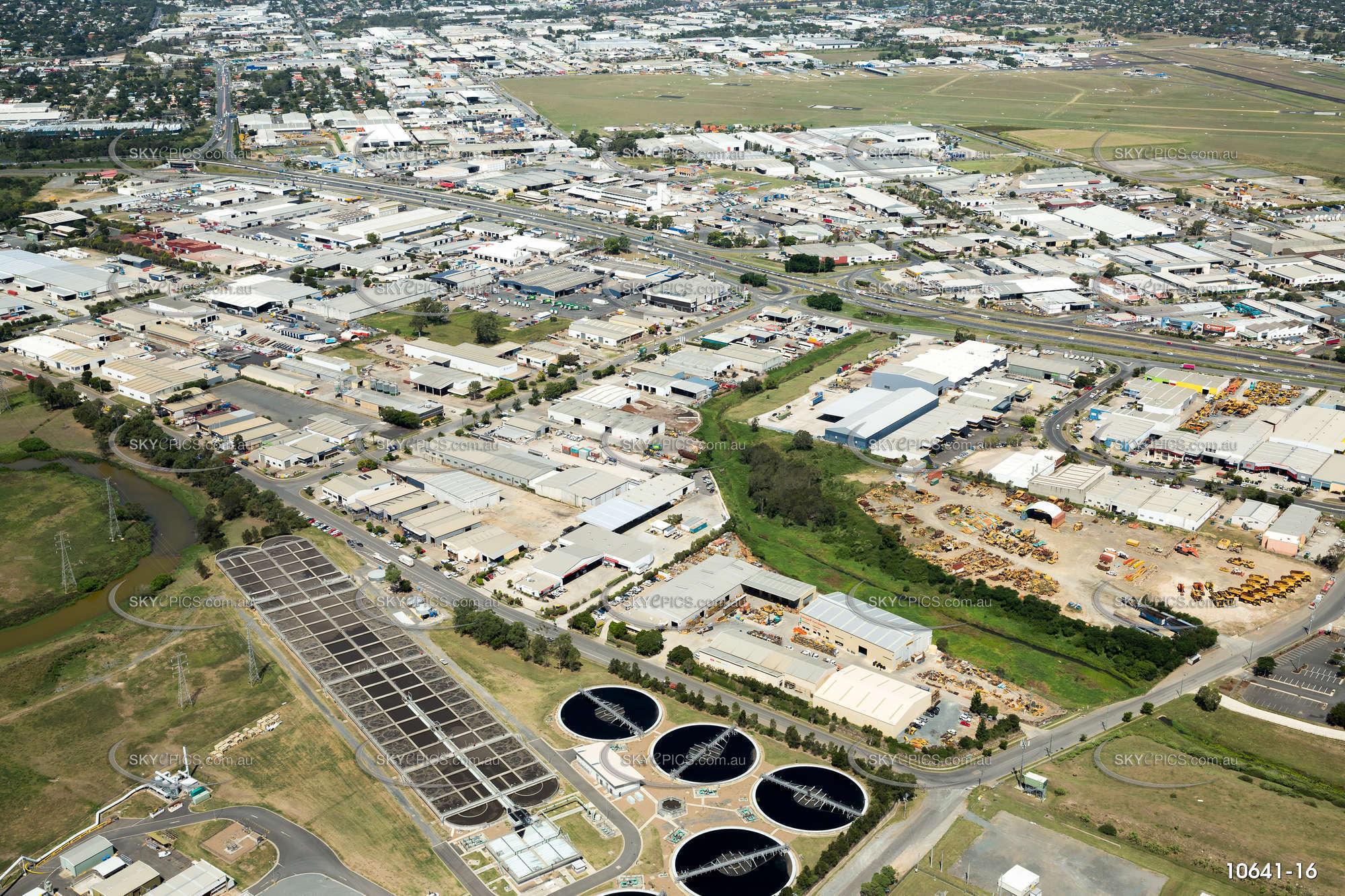 Brisbane Produce Markets Rocklea QLD Aerial Photography