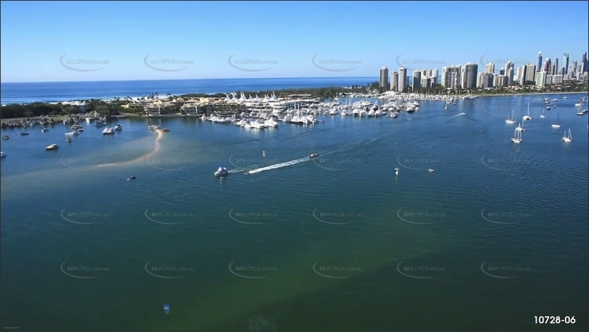 Low Level Run Through The Gold Coast Seaway Aerial Photography