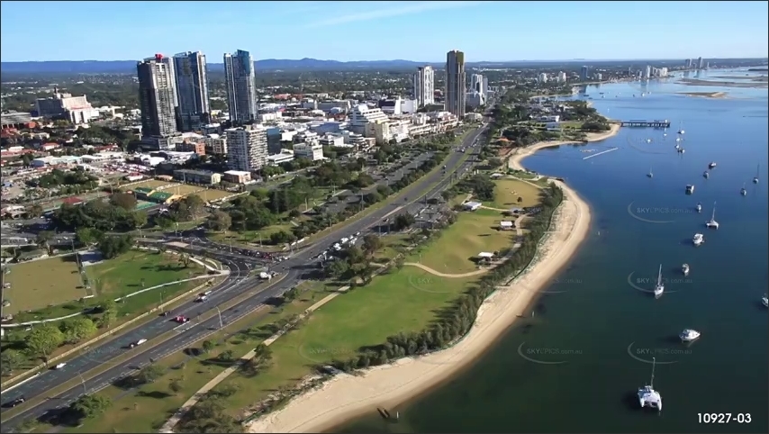 Gold Coast Light Rail - Southport QLD Aerial Photography
