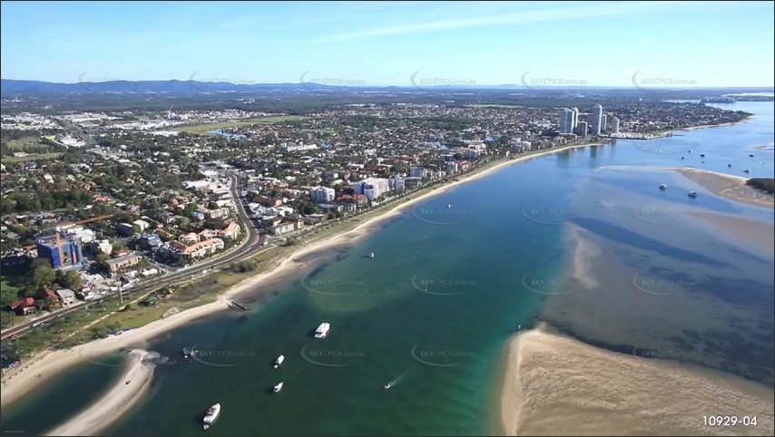The Gold Coast Tourist Park & Broadwater QLD Aerial Photography