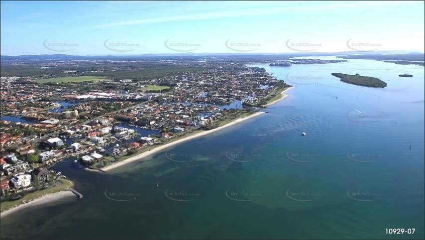 The Gold Coast Tourist Park & Broadwater QLD Aerial Photography