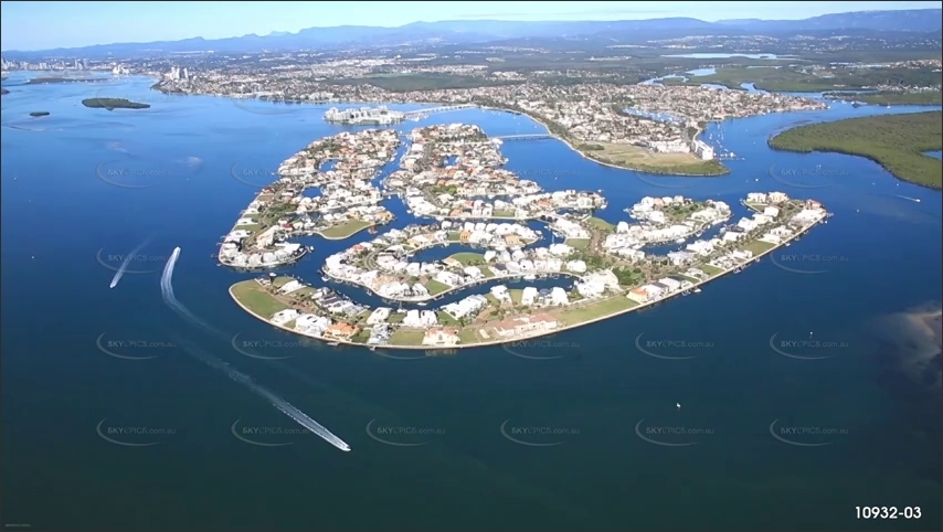 Aerial Video of Sovereign Island QLD Aerial Photography