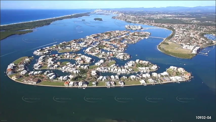 Aerial Video of Sovereign Island QLD Aerial Photography