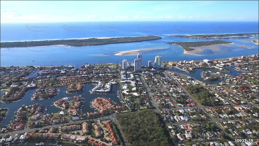 Aerial Video of Sovereign Island QLD Aerial Photography