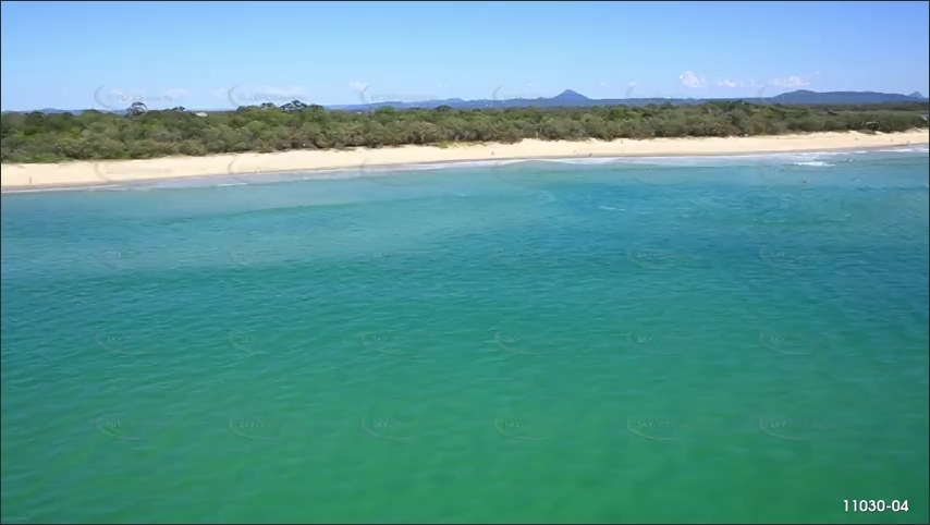 Dolphin Point - Noosa National Park QLD Aerial Photography