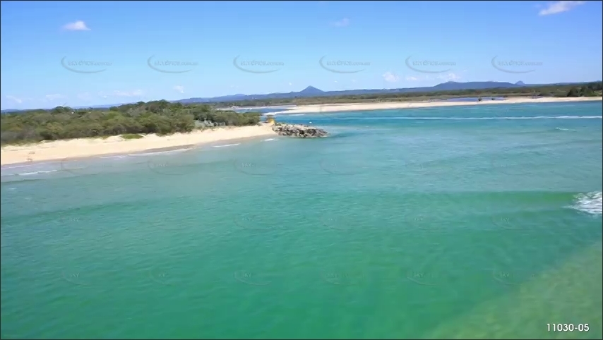 Dolphin Point - Noosa National Park QLD Aerial Photography