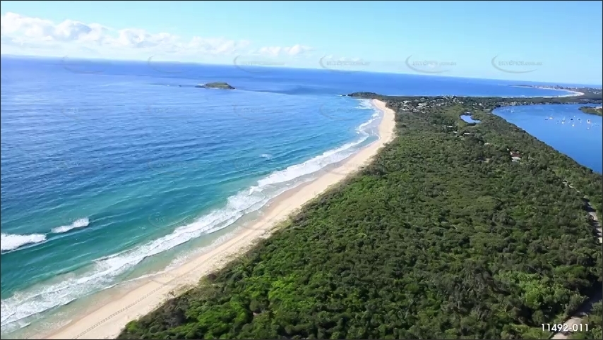 Letitia Spit at Fingal Head - NSW NSW Aerial Photography