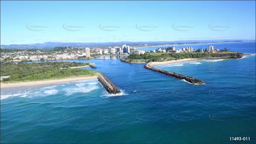 Tweed River Entrance at Tweed Heads - NSW NSW Aerial Photography