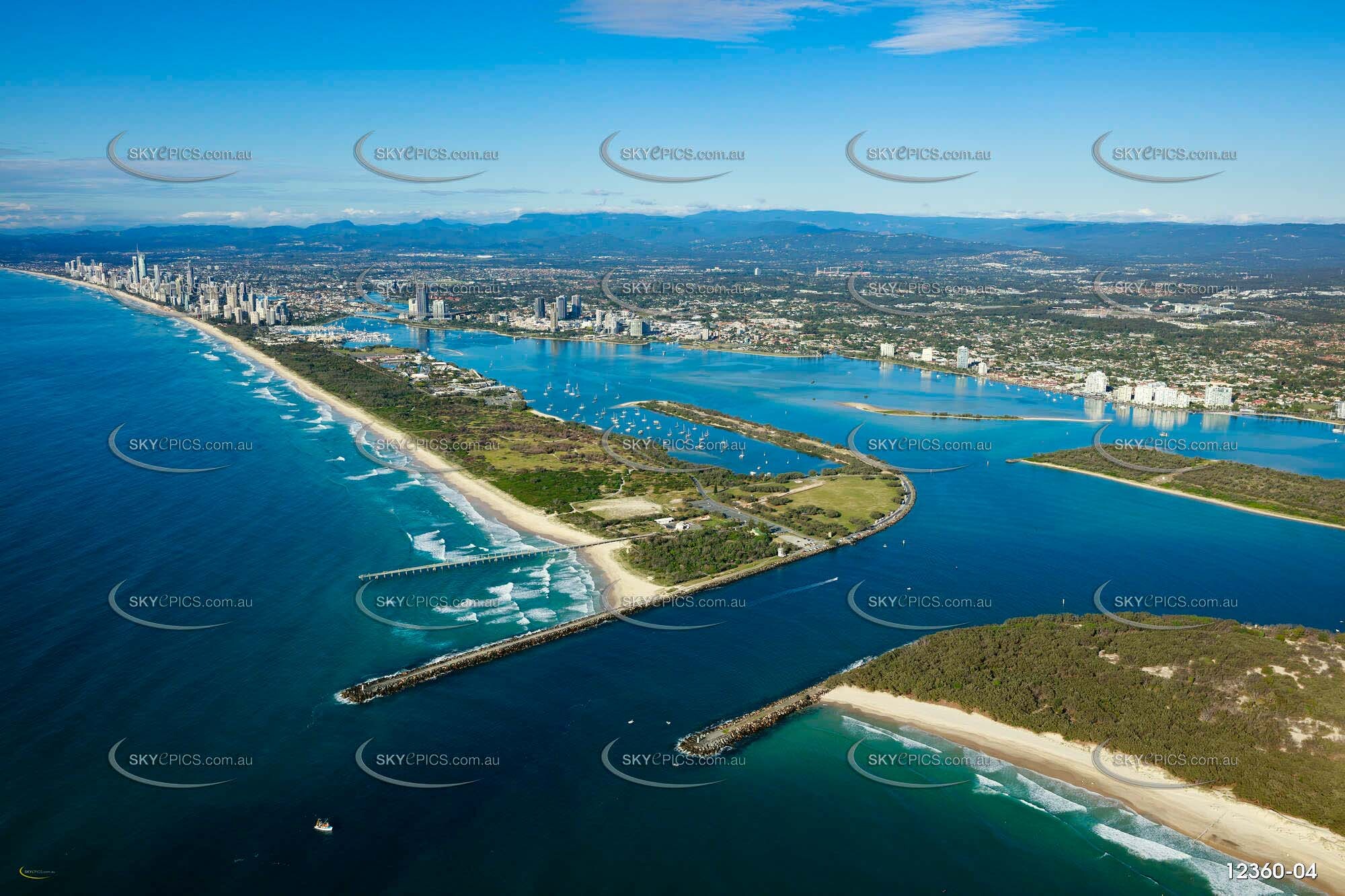 Aerial Photo The Broadwater Aerial Photography
