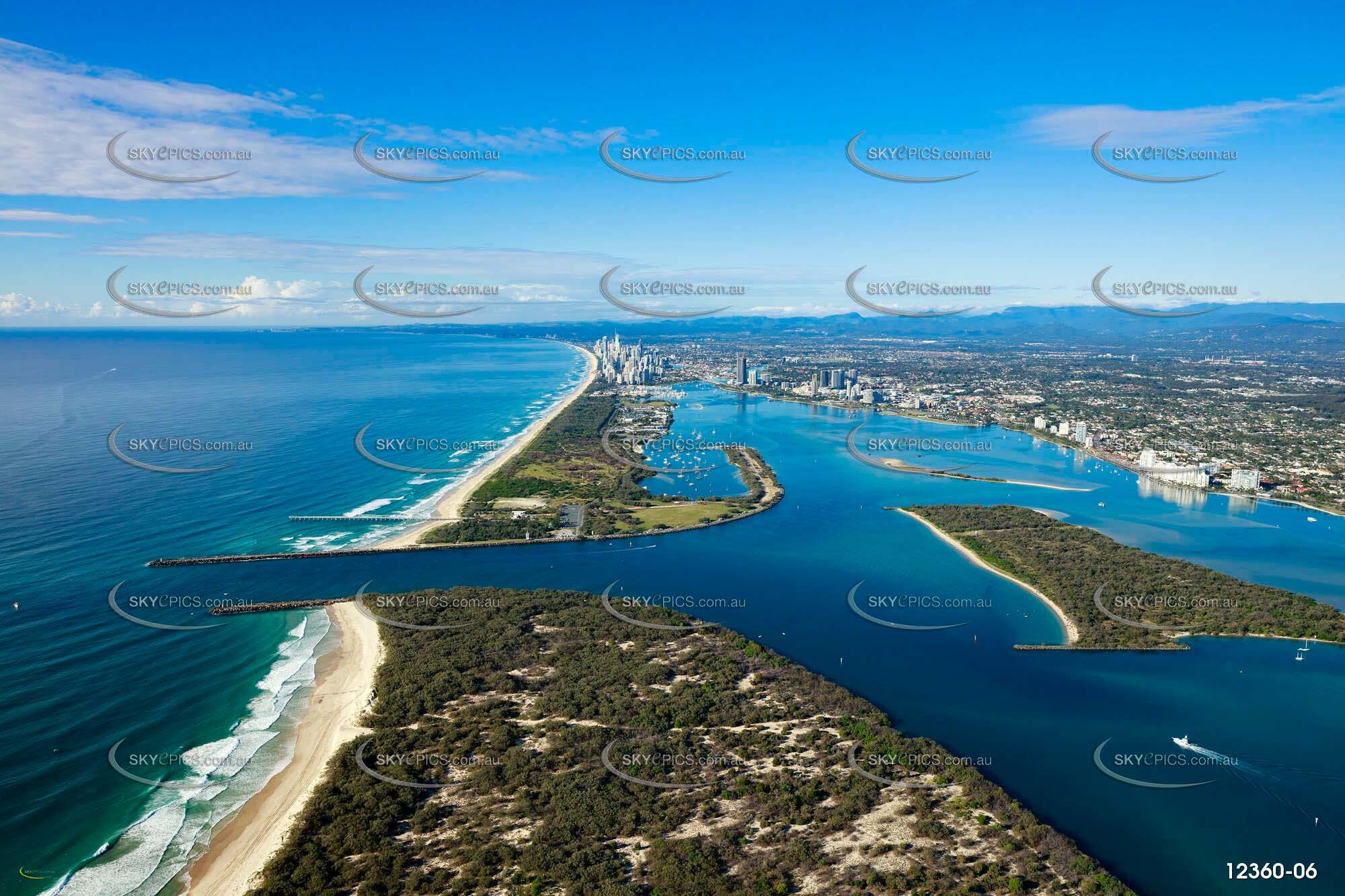 Aerial Photo The Broadwater Aerial Photography