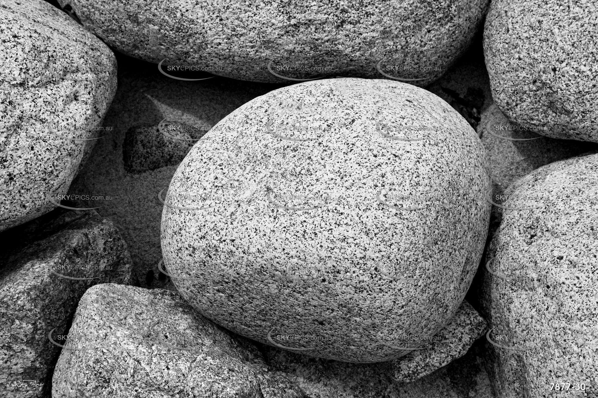 Rock pools at Coles Bay Aerial Photography