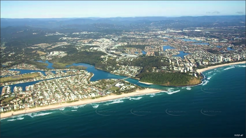 High Altitude Aerial Video Palm Beach QLD Aerial Photography